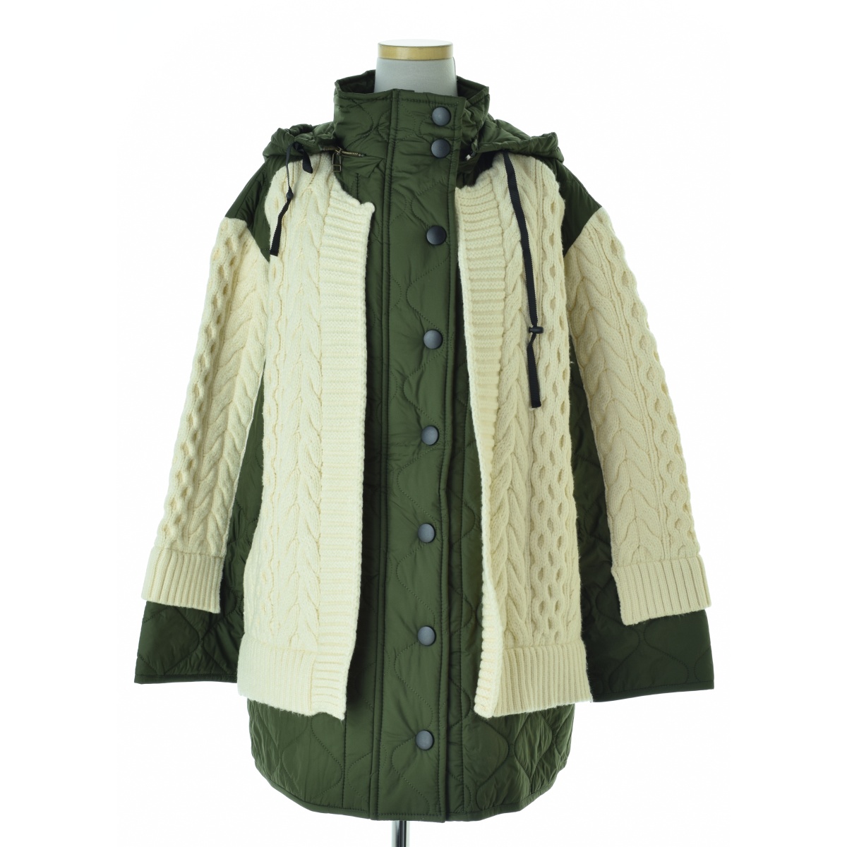 【ブランド古着】Dw2R ニットドッキング キルティングコート | その他 ブランド古着の買取販売カンフル